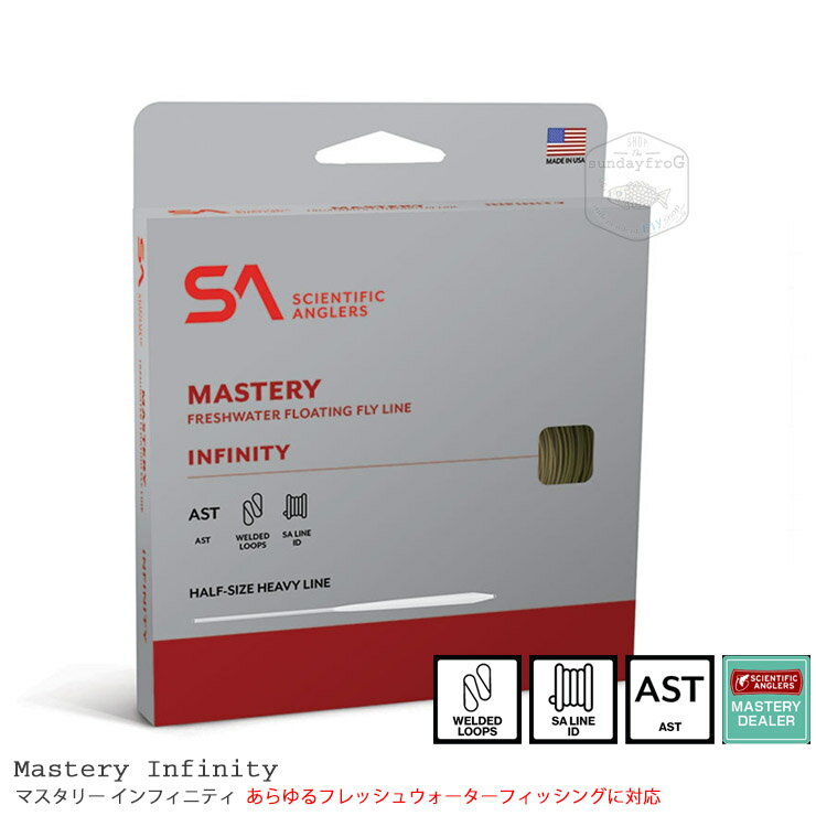 SCIENTIFIC ANGLERS / サイエンティフィック アングラーズ Mastery Infinity マスタリー インフィニティ SCIENTIFIC ANGLERS Mastery Infinity トラウト、グレイリング、パン...