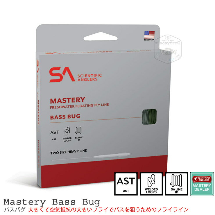 SCIENTIFIC ANGLERS / サイエンティフィック アングラーズ Mastery Bass Bug Fly Line マスタリー バスバグ SCIENTIFIC ANGLERS Mastery Bass Bug Fly Line...