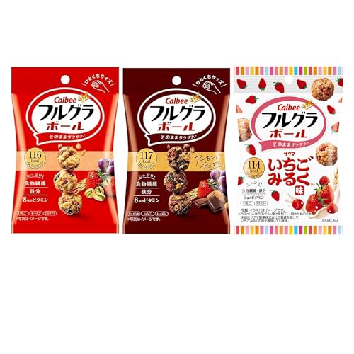 特殊:B0CWQBB9M2コード:4580798046917ブランド:フルグラ この商品について グラノーラ 表示件数を増やす 発送サイズ: 高さ46.8、幅29.4、奥行き21.5発送重量:1260商品紹介カルビー　フルグラボール3種アソ...