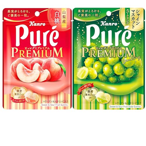 特殊:B0DM7CGJGLコード:4580798048003ブランド:カンロ この商品について 果実がとろける、ご褒美の一粒 カンロ　ピュレグミプレミアム「山梨県産白桃」「シャインマスカットスパークリング」の2種を各6袋、計12袋セット 山...