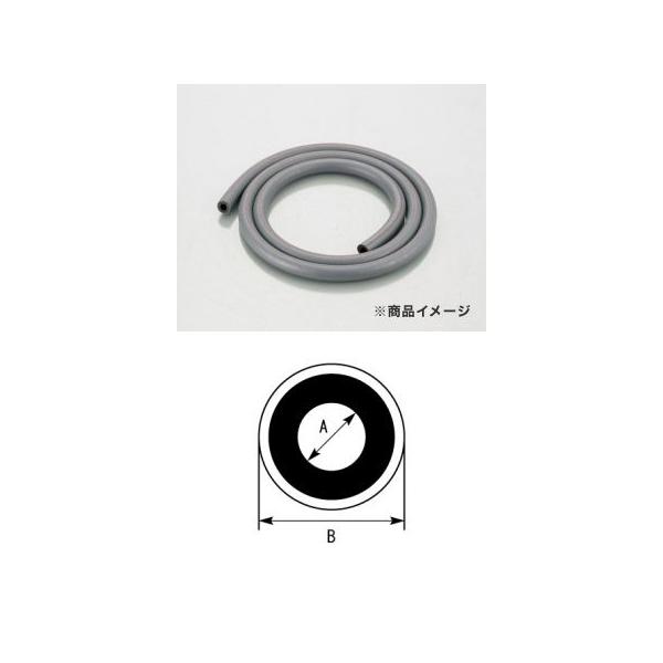 ●内層にNBR（ニトリルゴム）を採用した二層構造のホース●耐熱・耐寒・耐油・耐ガソリン性に優れています●使用温度範囲：−50℃〜80℃ ■備考 A：8mm B：13mm ※この商品はお取り寄せとなります。商品出荷の目安はご注文日より3〜7営...