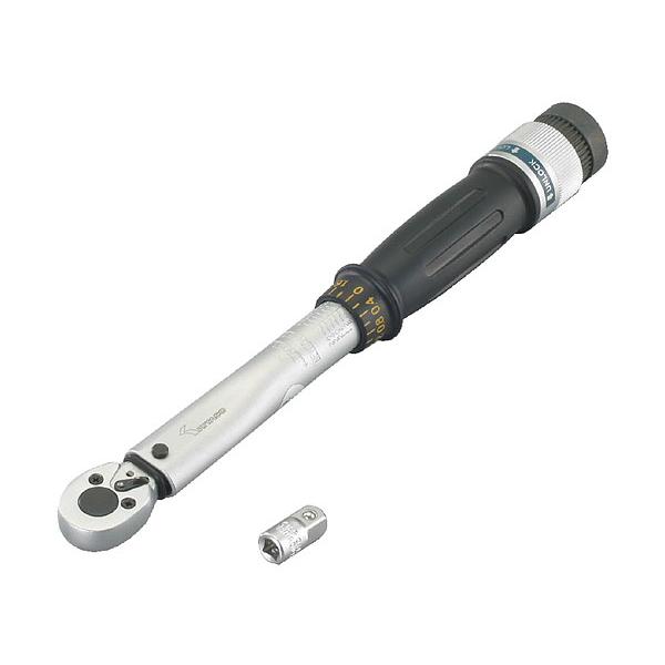 ●メンテナンス時の必需品、ラチェット付プリセット型トルクレンチです。設定したトルクに達するとトグルが作動し、締付完了を感知出来ます。お求め易い価格設定も魅力です。最大値30Nmまでのトルク調節が可能です。 ■備考 ○差込角1/4インチ ○差...