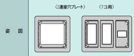 この商品は御発注時の在庫状況により記載のお届け日とは異なる場合がございます。お急ぎの場合は在庫状況を事前にお問い合わせください。 WTF7570F パナソニック コスモシリーズワイド21配線器具・電材　簡易耐火用コンセントプレート　（2連接...