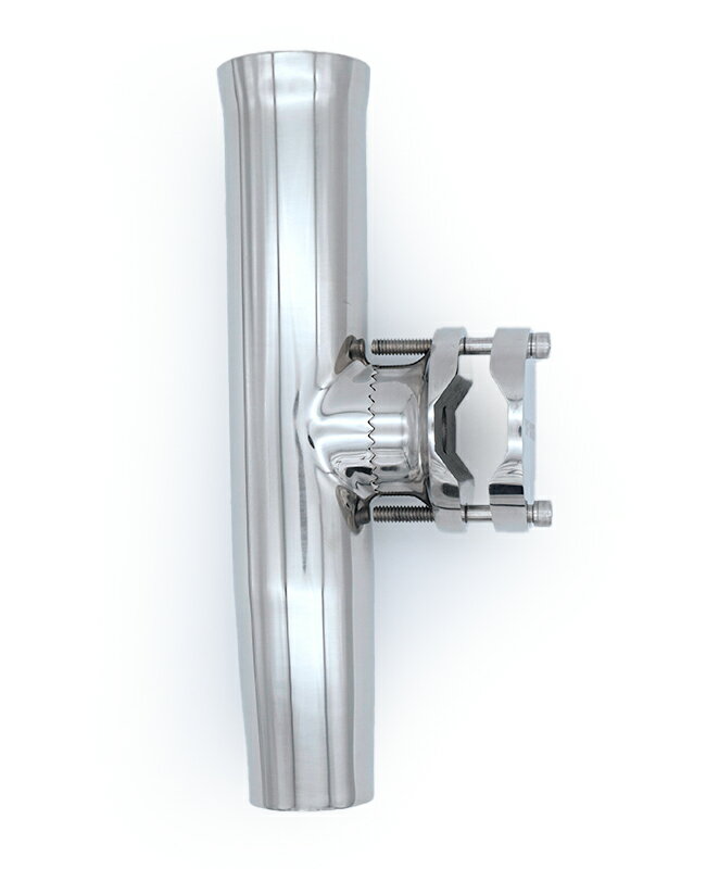 高強度と美しいスタイルを実現した大口径のロッドホルダー ポールタイプ(パイプクランプタイプ)のロッドホルダーで、同じプレミアムシングルロッドホルダーの中でも太めのパイプ径にも対応するワイドサイズ。 モールドによる一体型構造で頑丈なオールステ...