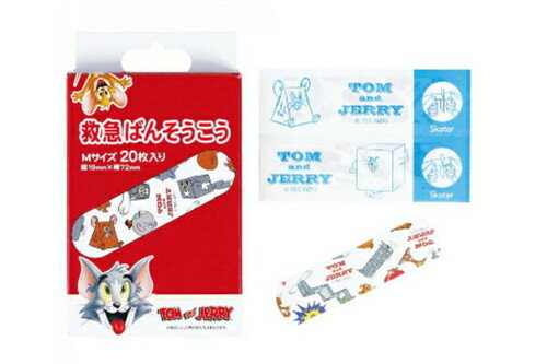 【トムとジェリー】【Tom and Jerry】救急バンソウコウ【M】【トム】【ジェリー】【ワーナー】【アニメ】【絆創膏】【シール】【ケガ】【怪我】【旅行】【お出かけ】【アウトドア】【子供】【キッズ】【雑貨】【グッズ】【かわいい】 ■サイズ...