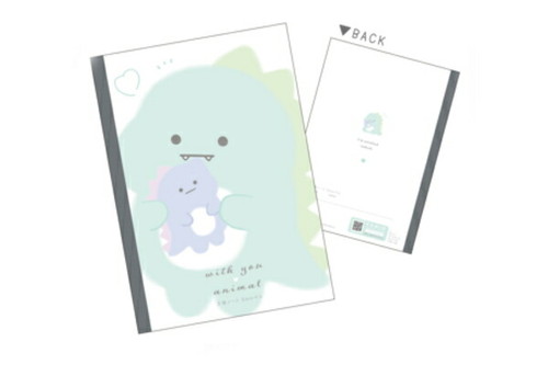 【送料無料】【日本製】【オリジナル】B5方眼ノート【サウルス】【ダイナソー】【恐竜】【動物】【アニマル】【ノート】【文房具】【学校】【勉強】【雑貨】【グッズ】【かわいい】 ■サイズ・仕様■ ◆サイズ：約W179×H252×D4mm(B5) ...