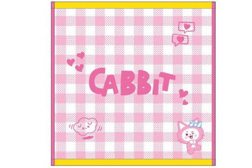 【送料無料】【LINE FRIENDS】【WDZY】【ヴィッジ】ミニタオル【チェック】【CABBIT】【キャビット】【ITZY】【イッチ】【ガールズグループ】【韓国】【コリア】【K-POP】【タオル】【たおる】【ハンドタオル】【ハンカチ】【...