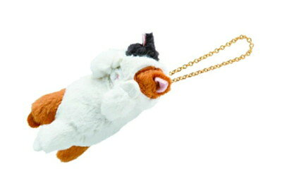 【送料無料】【オリジナル】くびねっこマスコットキーホルダー【ミケネコ】【動物】【アニマル】【キーホルダー】【キーリング】【キーチェーン】【鍵】【ぬいぐるみ】【人形】【ドール】【雑貨】【グッズ】【かわいい】 ■サイズ・仕様■ ◆サイズ：W9×...