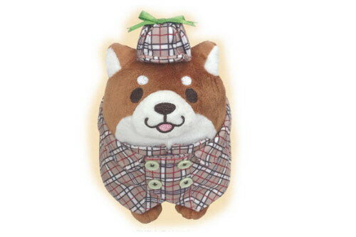 【忠犬もちしば】ぬいぐるみBC【まるふく探偵団】 【おかか】【犬】【柴犬】【いぬ】【イヌ】【ドッグ】 【アニマル】【動物】【ぬいぐるみ】【マスコット】【かわいい】 ■サイズ・仕様■ ◆サイズ：クッション縦21×横14×厚み20cm ◆素　材...