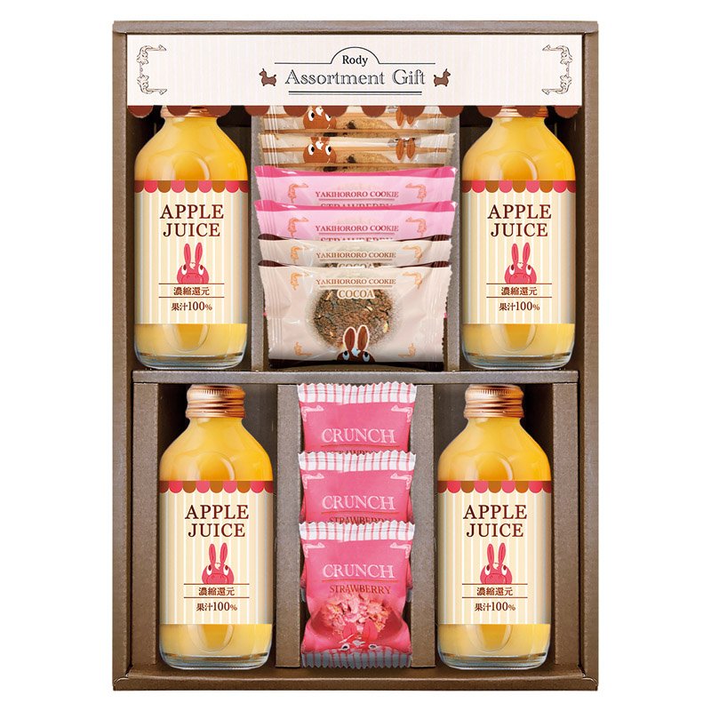 ギフト商品をお買い上げのお客様へ・直送品のため代金引換はご利用できません。・北海道・沖縄はお届けできません。・お届けまで1週間前後お日にちを頂く場合がございます。・ギフト商品は通常商品と同梱できません。アップルジュース（180ml）×4、チ...