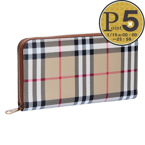 バーバリー BURBERRY 長財布 8094438 A9534 ARCHIVE BEIGEバーバリーの長財布お馴染みのカラー使いでアウトラインをシックな色味で引き締めメリハリが効いたデザイン。収納スペースが豊富で中身をしっかり整理でき、実...