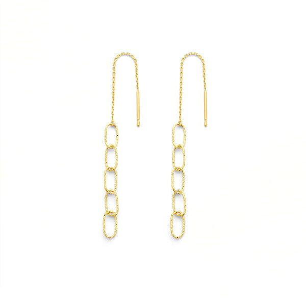 [型番：0202-2154-0019]【Ear Jewelry】テクスチャーが魅力のアメリカンピアス。シンプルなコーディネートの日にひとつプラスするだけで、耳元から魅力を引き立たせてくれます。繊細な揺れ感が美しい地金のみのピアスは、カジュア...