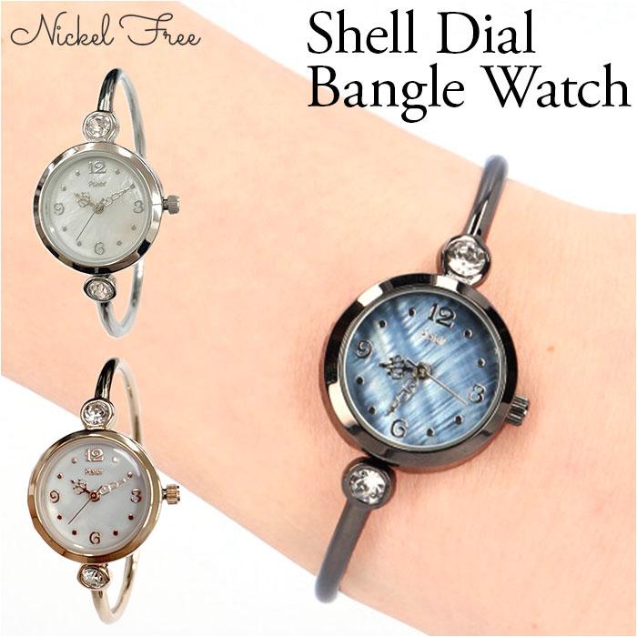 [型番:ntk252]【ブランド名】 Plaisir(プレジール)【商品名】 Plaisir プレジール NTK-252 ニッケルフリー バングルウォッチ【メーカー型番】 【商品説明】肌に優しいニッケルフリー素材のバングルウォッチが登場。通...