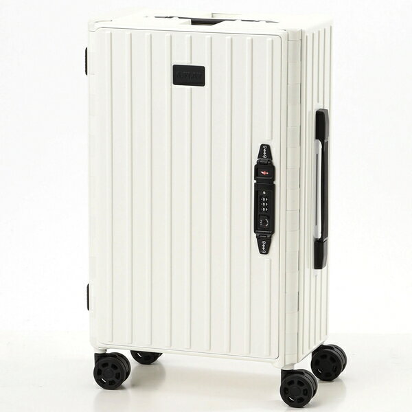 [型番:FL14-4-00001]特別な工具は一切使わずに、折り畳み、組み立てとも3ステップで約10秒ほどでできる、世界最薄クラスの折り畳めるキャリーケース＆.FLATはハードキャリーバッグとしての軽量性・耐久性を実現しながら、折り畳み機能...