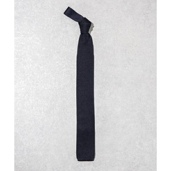 [型番：6683242210]NANO universe（ナノ・ユニバース）『きちんと感を出しつつも軽やかな印象に仕上げる一品』国内老舗メリヤス工場で編み上げた、ホールガーメント製法のソリッドニットタイ。「The Taylor」セットアップ...