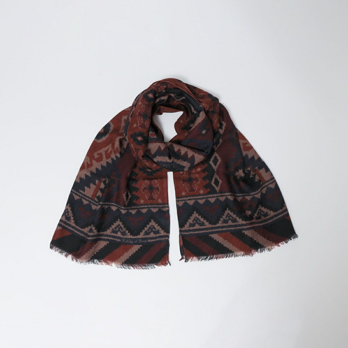 [型番：118380097]Holliday＆Brown(ホリデー＆ブラウン )のストール【Holliday ＆ Brown / ホリデー＆ブラウン】1919年に英国ロンドンで創業された老舗ネクタイブランド。1926年のブランド創立から変わ...