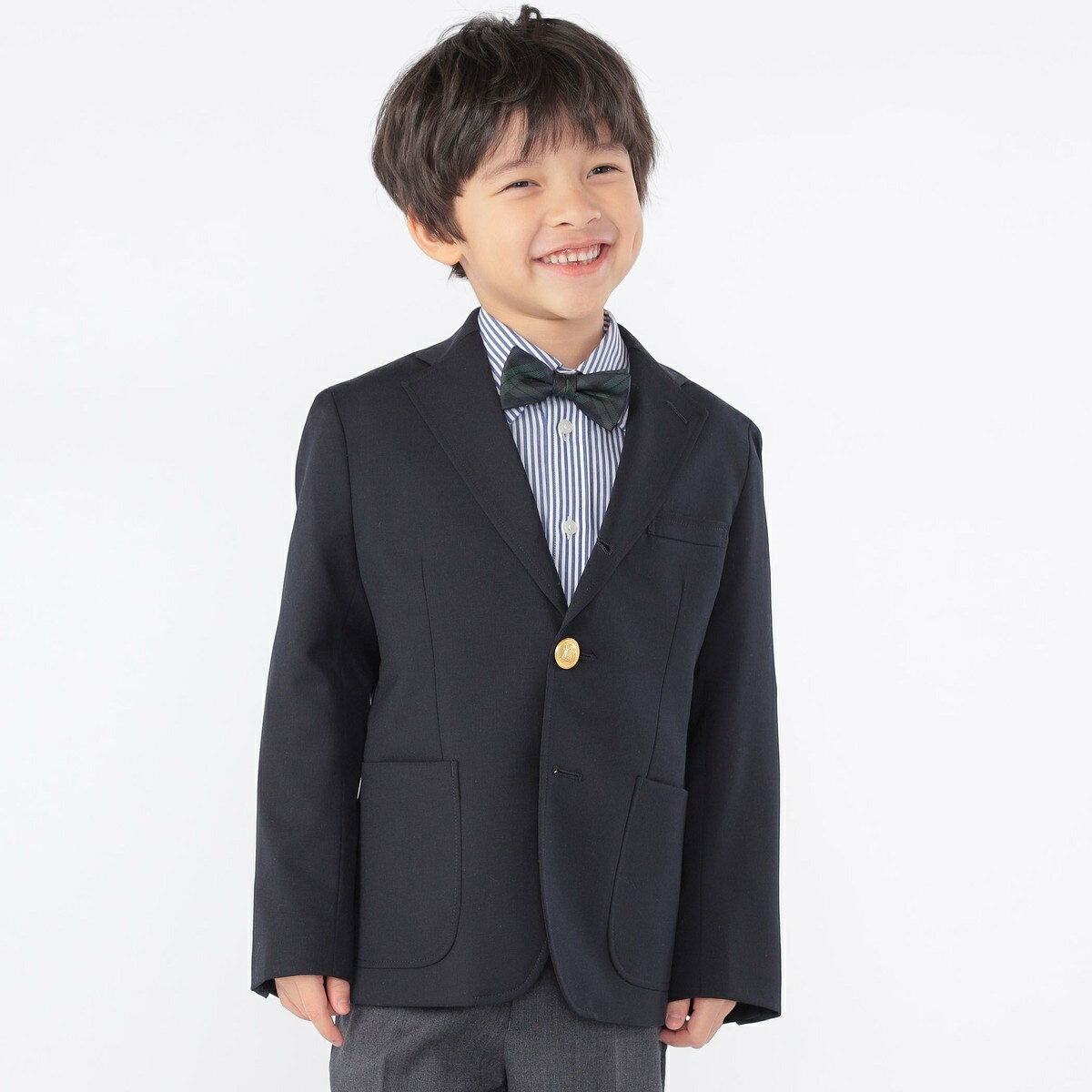 [型番：517030028]SHIPS KIDSのオリジナルのオケージョンジャケットにNEWデザインが登場！【素材特性/デザイン】SHIPS MENS DRESS監修のオリジナルジャケット。よりトラッドな雰囲気にアップデートし、大人顔負けの...