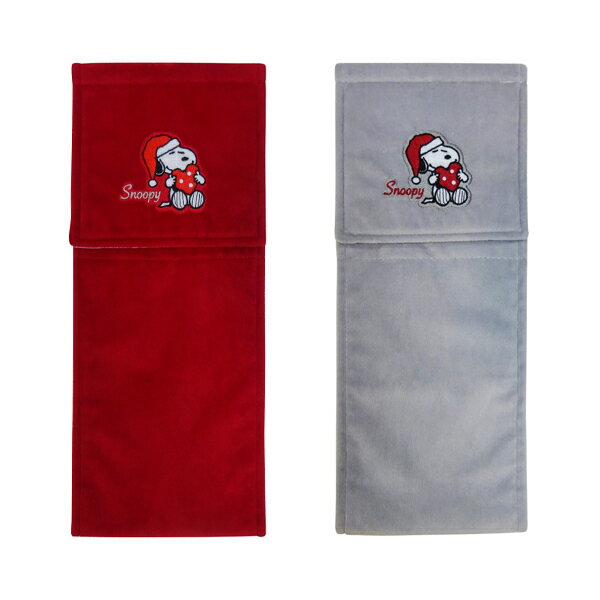 [型番:SNハッピーPH]スヌーピーのクリスマスデザインが可愛らしい、トイレ用ペーパーホルダーカバー、ハッピークリスマス・PEANUTS。洗濯機で丸洗いできるので、衛生的に使えます（ネット使用、タンブラー乾燥は不可）。■カラー：グレー、レッ...