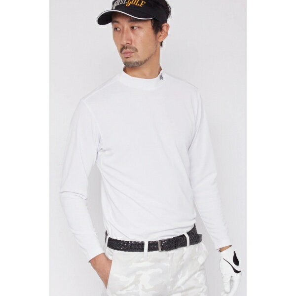 [型番：2001469]【DESIGN】 オールシーズン着まわせるHIGH ST.GOLF定番の、スペースマスター長袖モックネックシャツ。 いまやゴルフのベーシックアイテムとなったモックネックシャツは、高機能素材を使用することで暑い日や寒い...