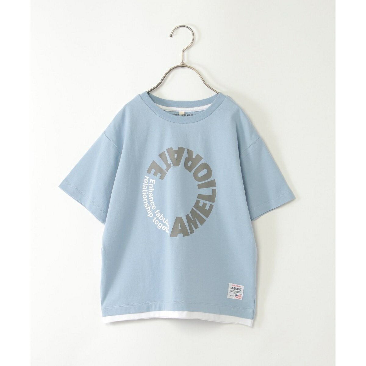 [型番：13032721]裾の配色切り替えデザインでレイヤード風スタイルが完成するTシャツ。ゆったりとしたシルエットでこなれ感◎コットン生地を使用し快適な着心地を叶えます。＜b＞【素材】＜/b＞コットン100％。＜b＞【デザイン】＜/b＞裾...