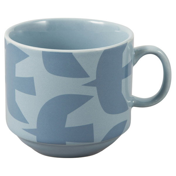 [型番:W114]【重ねて収納】レトロな色合いと北欧風テキスタイルが可愛いスタッキングマグカップWpc.の温もりある北欧風のテキスタイルデザインがプリントされたオリジナルのスタッキングマグカップ。レトロで優しい色合いで、使うたび落ち着いた気...