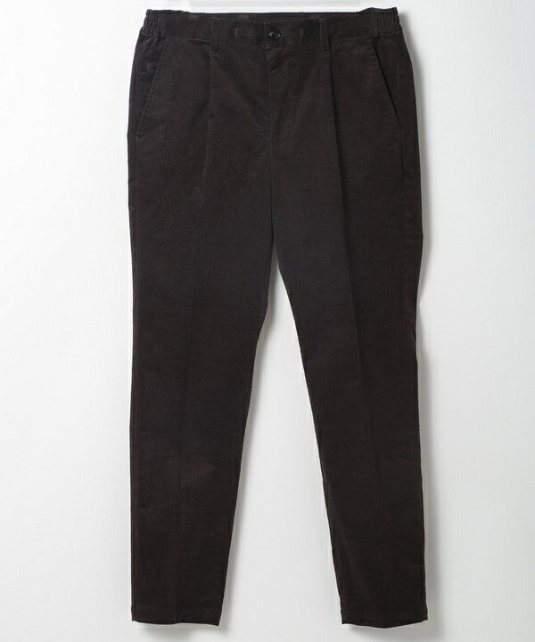 [型番：M0143FP202]【オリジナルのリーフと小紋柄をあしらったスリムテーパードパンツ】ストレッチコーディロイにプリント加工がされたパンツ。シーズンテーマである「Emotive Landscape」を感じられるリーフと小紋柄をプリント...