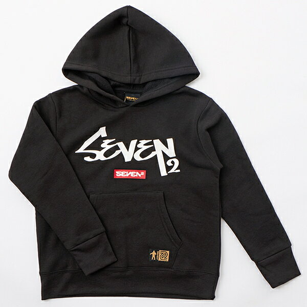 [型番:142107]定番カラーにロゴをプリントしたシンプルなデザインの裏起毛パーカー。どんなアイテムとも相性が良く、また性別問わず着用できるのもポイントです。■カラー：BK、MGYサイズバスト着丈肩幅袖丈13080．649．335．343...