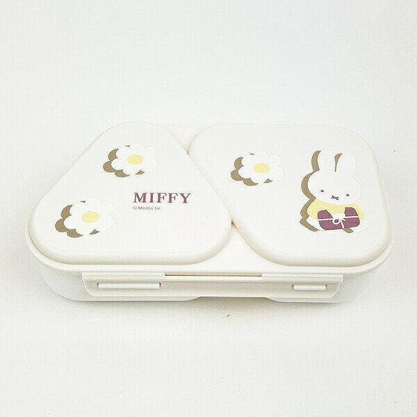 [型番:5321-mf899]ミッフィーのおにぎりおかずケースです。ナチュラルな色合いとお花柄がキュート♪押し型付きで簡単におにぎりが作れちゃいます☆にぎらず作れるので時短に！！忙しいママにおすすめのアイテムです☆おにぎり2個やおにぎり1個...