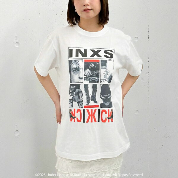 [型番：253150752011]■カジュアルコーデに遊び心をプラス■オーストラリアを代表するロックバンド「INXS（インエクセス）」デザインのTシャツ。・名盤「KICS」のアートをモチーフにした目を引くアイテム。・ほどよいゆとりのあるサイ...