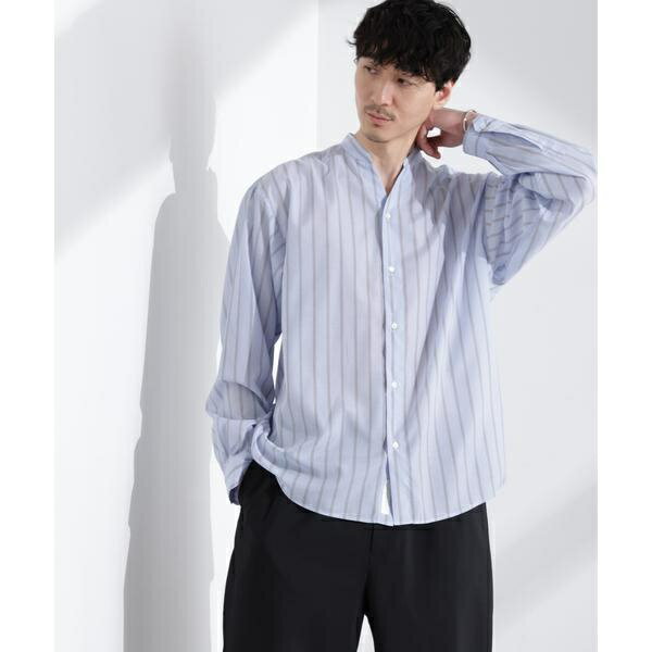[型番：6685120216]一枚で着たときに映える、細部にこだわったデザインが魅力【2025 SS】NANO universe（ナノ・ユニバース）◆人気の「大人のワイドシャツ」シリーズがアップデートして今期も登場！◆今シーズンよりパターン...