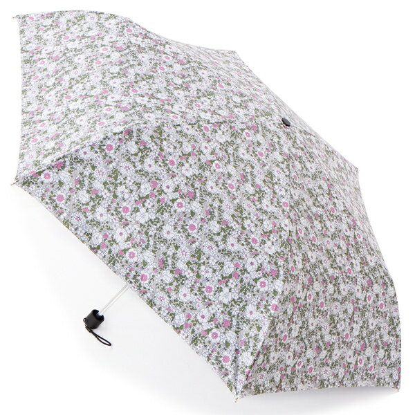 [型番:UMBNB2507]ナチュラルビューティーの小花柄晴雨兼用傘です。とても軽量で裏側がダークコーティングになっている為遮熱、遮光率99.9%、遮蔽率99.9%、UV遮蔽99.9％の機能があります。晴雨兼用なので日傘としてだけでなくちょ...