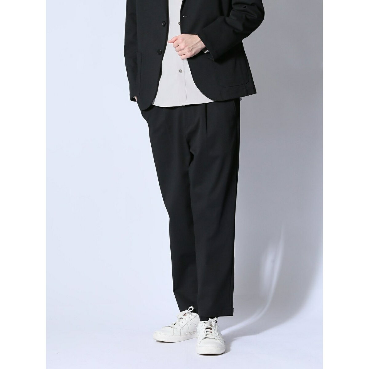 [型番：110143933201533]エムエフエディトリアルメンズ/m.f.editorial:MENcircle motion JERSEY バルーンパンツ(セットアップ可能)■素材特徴ポリエステル100％のニット素材を使用しています。...