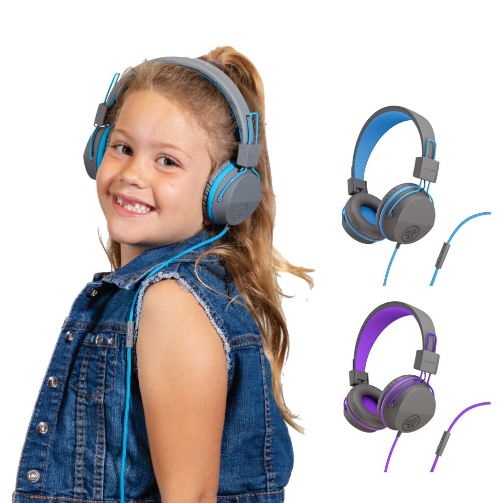 [型番:HJKSTUDIOR]JLABが贈る、キッズ向けファーストヘッドホン■カラー：Gray/Blue、Gray/Purple※(　)で表記されている数字はヌードサイズです。ヌードサイズとは衣服を身につけない身体のサイズです。お客様ご自身...