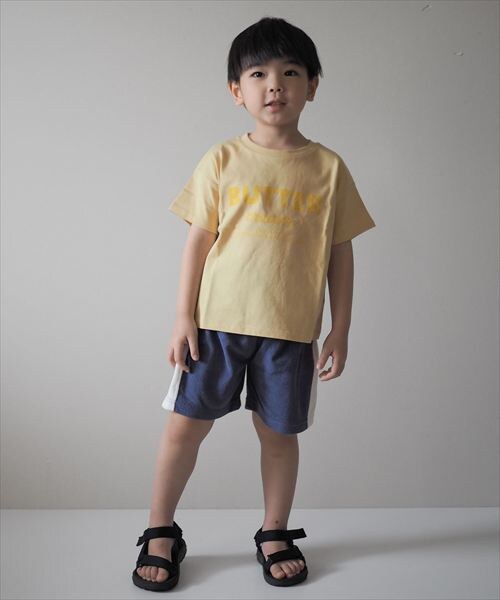 [型番:34333014]SiShuNon kids(シシュノン キッズ）の「パイルサイドパンツ」はパイル素材でカラーバリエーションが豊富でコーディネートしやすいアイテムです。きょうだいやお友達とお揃いにもおすすめです！サイズはベビーサイズ...