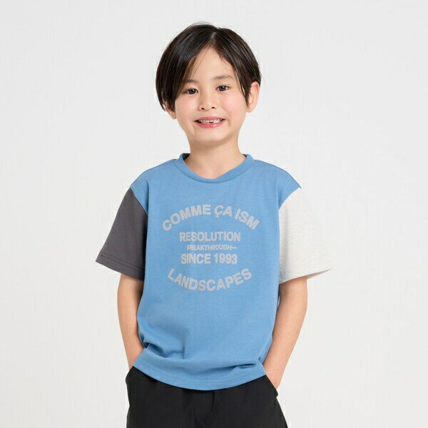[型番：98-61TK39-205]《デザイン》表面感のあるフロッキープリントをアクセントにした半袖Tシャツです。インパクトのあるロゴが着こなしのアクセントになりますので単品使いはもちろん、秋口には羽織りのインナーとしても好相性です。RES...
