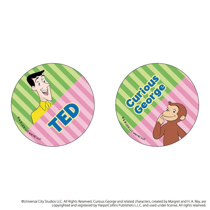 [型番:pb2311080013]【ブランド名】 Curious George(おさるのジョージ)【商品名】 おさるのジョージ まじかる百貨店缶バッジ(3)【メーカー型番】 【商品説明】大好きなキャラクターといつも一緒！ レンチキュラー印刷...