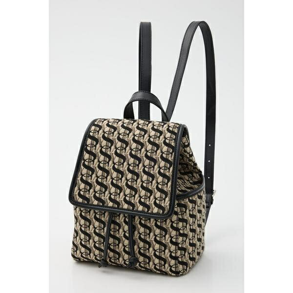 [型番：030IAZ55-2391]【MONOGRAM JQ BACKPACK】■POINT／DETAIL：SLYオリジナルのモノグラムを使用したリュック型バッグです。500mlのペットボトルが入り、サイドポケット付きの大容量で普段使いはも...