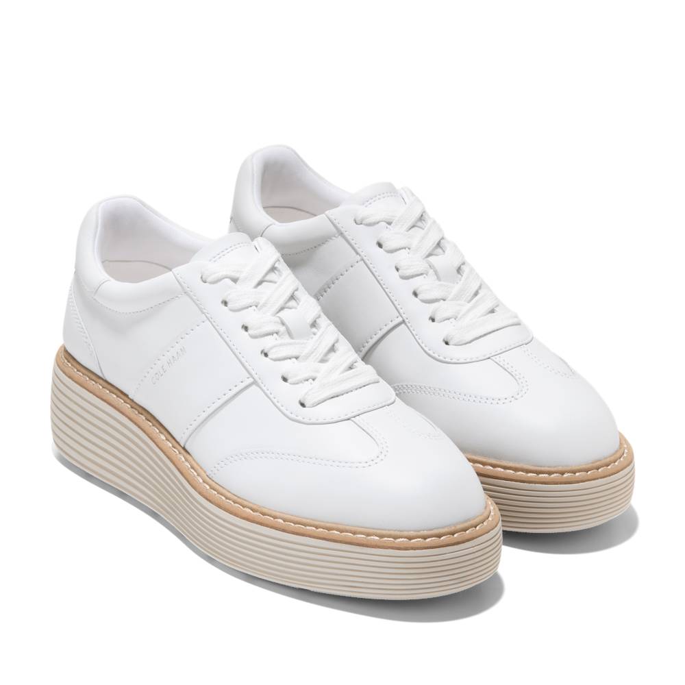 [型番:W34406]ORIGINALGRAND PLATFORMよりスニーカーが登場。従来のOG PLATFORM OXFORDに比べ、つま先に丸みを持たせてカジュアル寄りにし、クラシックなT-TOEデザイン＋サイドのラインがアクセントに...