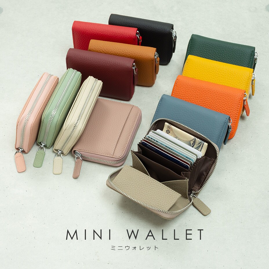 [型番:STY-59735]お札を折らずに収納できるアコーディオンミニ財布。・じゃばらで使いやすいカード入れ。・マチ付きで出し入れ簡単なお札入れ。・ボックス型で見やすい小銭入れ。・レシートなどの収納に便利なフリーポケット。・じゃばら部分にス...