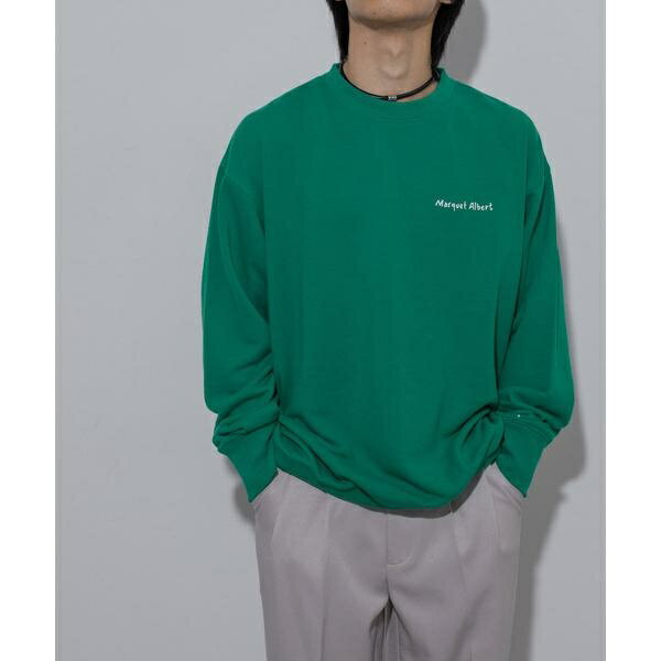 [型番：AA47-11S117]フランスの画家”アルベール・マルケ ”のアートがプリントされたスウェット〇”14 July at Le Havre”が背面にプリント〇ほどよいルーズシルエット〇ユニセックスでの着用もおすすめstylingワイ...