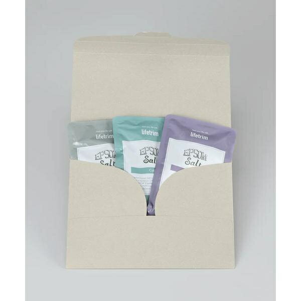 [型番：LT6117-UZ43]人気のエプソムソルト3種×1回分、プチギフトにもお試しにもおすすめなギフトセットです。欧米では古くから入浴剤として親しまれるエプソムソルト。「ミネラルの王様」マグネシウムを豊富に含んだ結晶で、体の芯からぽかぽ...