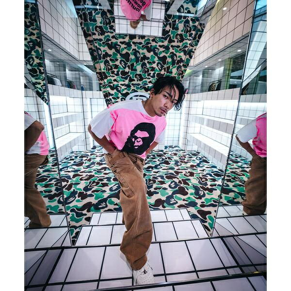 [型番：7875234258]SAINT MICHAELとA BATHING APE 第4弾となるコラボレーションアイテム。コラボレーションを象徴する「SAINT BAPE」のロゴ、BAPEのアイコンである「APE HEAD」、猿のモチーフ...