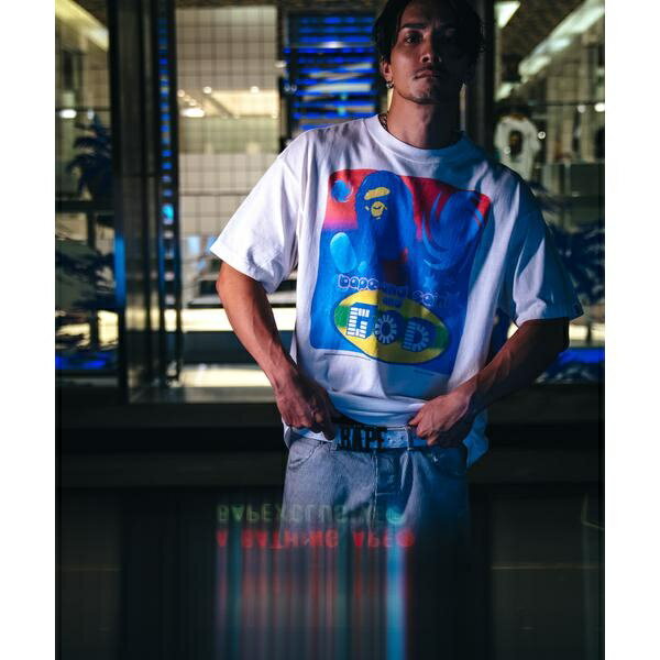 [型番：7875234260]SAINT MICHAELとA BATHING APE 第4弾となるコラボレーションアイテム。コラボレーションを象徴する「SAINT BAPE」のロゴ、BAPEのアイコンである「APE HEAD」、猿のモチーフ...