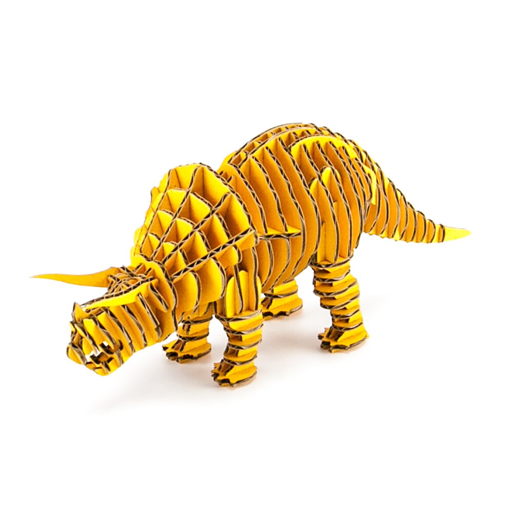 [型番:Triceratops]FLATS 恐竜シリーズは恐竜をモチーフにした組み立てキットです。ステゴサウルス、ヴェロキラプトル、トリケラトプス、ティラノサウルス、ブラキオサウルス全5種類。FLATS 恐竜シリーズははさみやカッター、接着...
