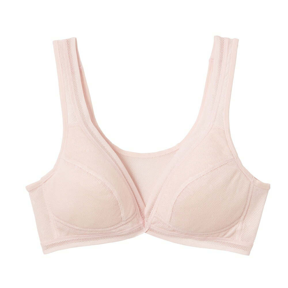 [型番:EB1237Z]【抜群の通気性】涼しい＋軽い＋速乾！夏に欠かせない涼しくて楽なノンワイヤーブラジャーです。＜おすすめポイント＞・吸汗速乾素材で、汗をかいてもすぐ乾き、ベタつきにくい・通気性抜群のメッシュ素材だから、ムレを軽減して快適...