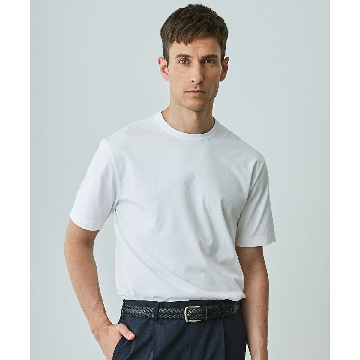 [型番：KHGOLS0501]重ねても、ゴロつかない【WEB限定】Biz Comfort Tee ーーーーーーーーービジネスブランドがつくった365日Tシャツスーツ着用時のシャツインナーとしても、休日のリラックス時にも1枚で心地よく、重ねて...