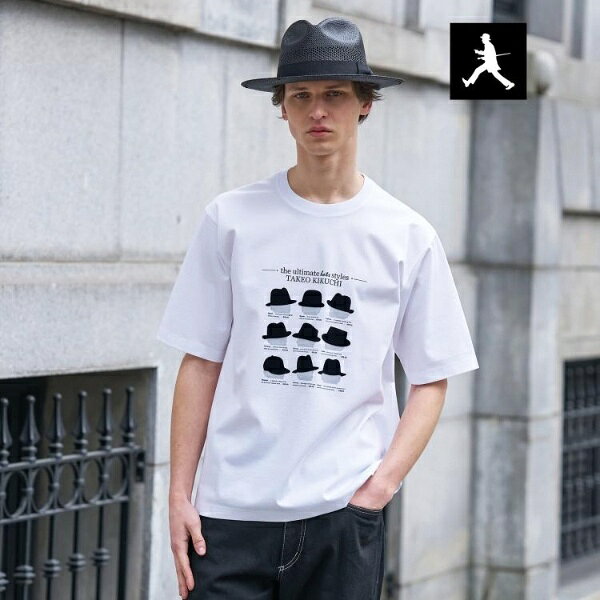 [型番：93125604]機能満載のブランドを象徴するハットモチーフTシャツ【デザインポイント】タケオキクチの象徴的な帽子モチーフをフィーチャーしたこのTシャツは、シンプルながらも一際目を惹くデザインが特徴。カジュアルスタイルの中に、さりげ...