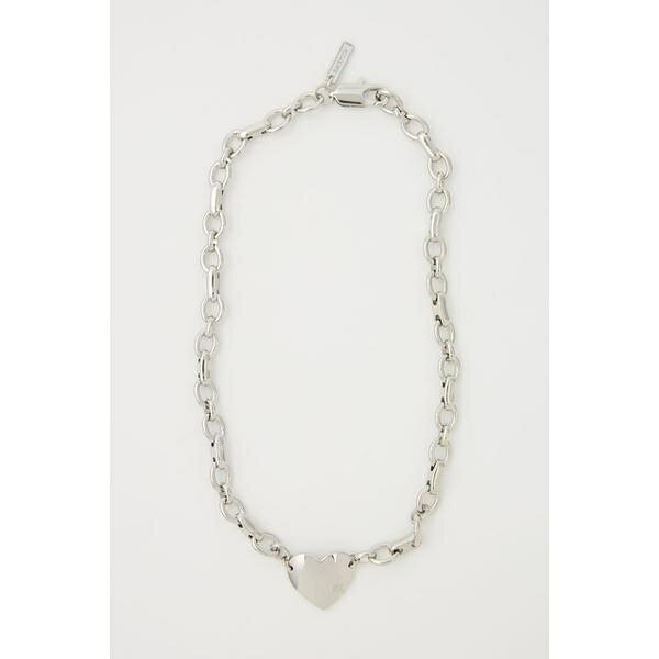 [型番：010JS355-3531]【SIGNET CHAIN NECKLACE／ シグネット チェーンネックレス】■ポイントフェミニンなハートモチーフをボリュームチェーンと組み合わせメンズライクに仕上げたネックレス。■ディテールハートのプ...