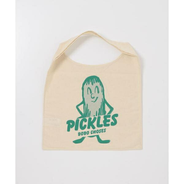 [型番：CD26210-3230019]コットン100％でお作りした、目を惹くMr Picklesのプリントがキャッチーなトートバック。ギフトにもおすすめです。【BOBO CHOSES ／ ボボショセス】子供たちのイマジネーションをインスピ...