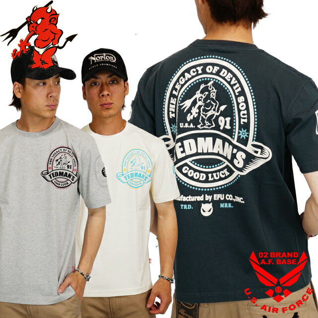 メーカー希望小売価格はメーカー商品タグに基づいて掲載しています ●TEDMAN'S(テッドマン)の商品一覧はコチラ！！ ●当店のトップページはコチラから！！ 　●商品説明 ●商品名 テッドマン レトロラベル風デザイン 抜染プリント 半袖Tシ...